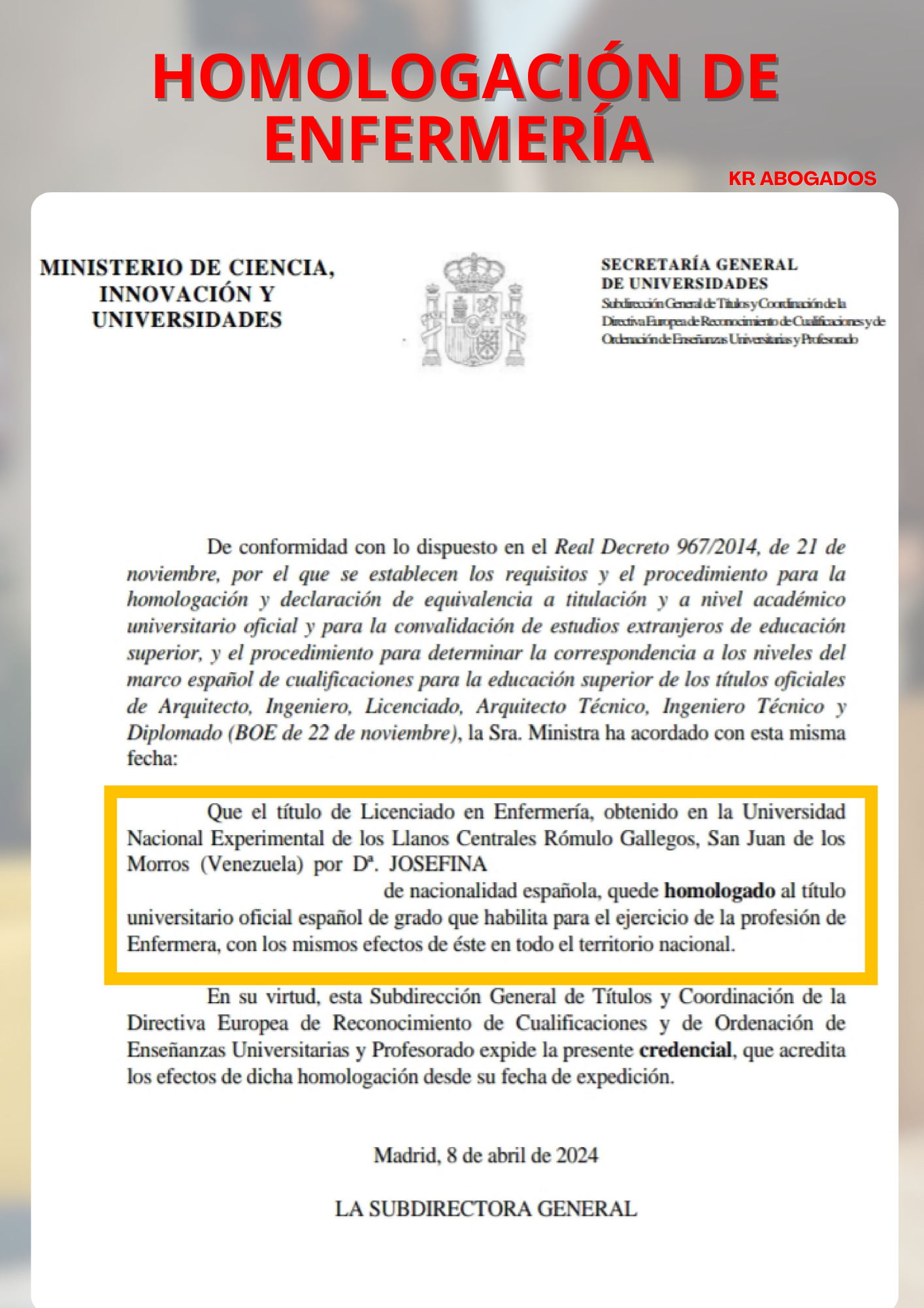 Homologación y Equivalencia de Títulos Universitarios en España: Guía ...
